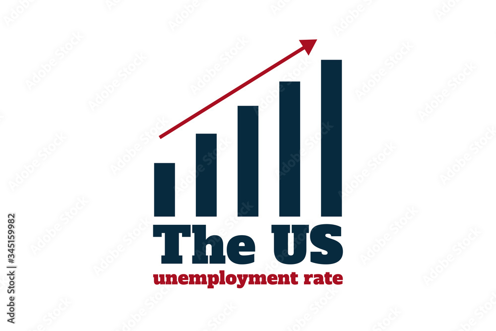 Unemployment concept. Template for background, banner, poster with text ...
