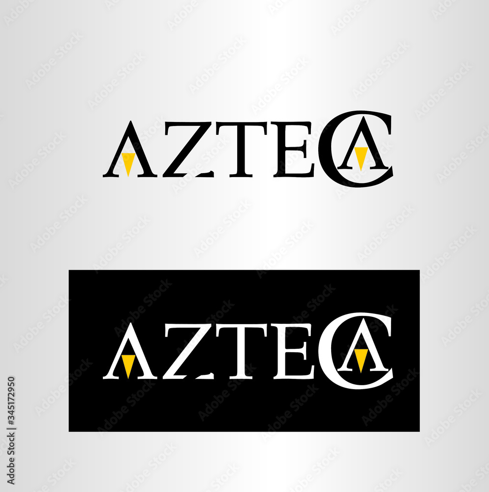 logo azteca Stock Vector | Adobe Stock