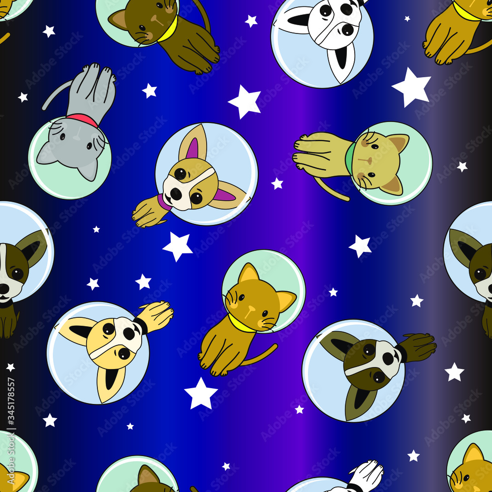 Dogs In Space Wallpaper