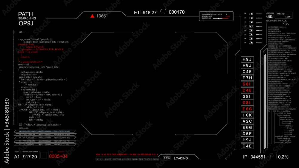 PNG Alpha.HUD technological template.Information futuristic board.Frame ...