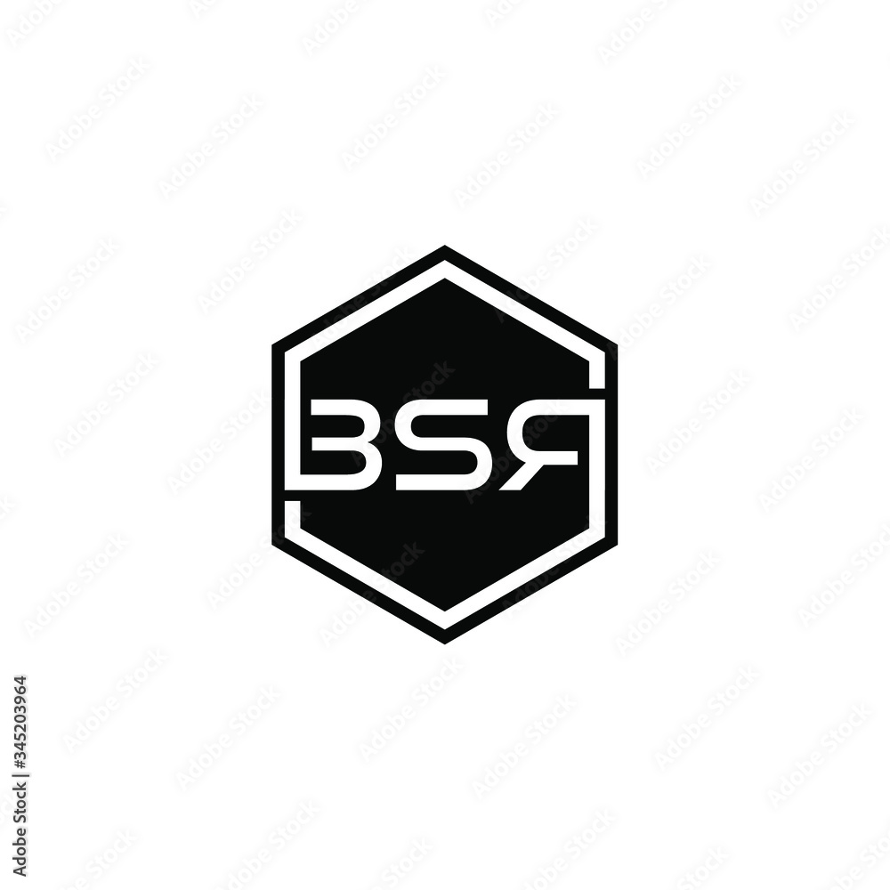 bsr letter original monogram logo design Stock Vector | Adobe Stock