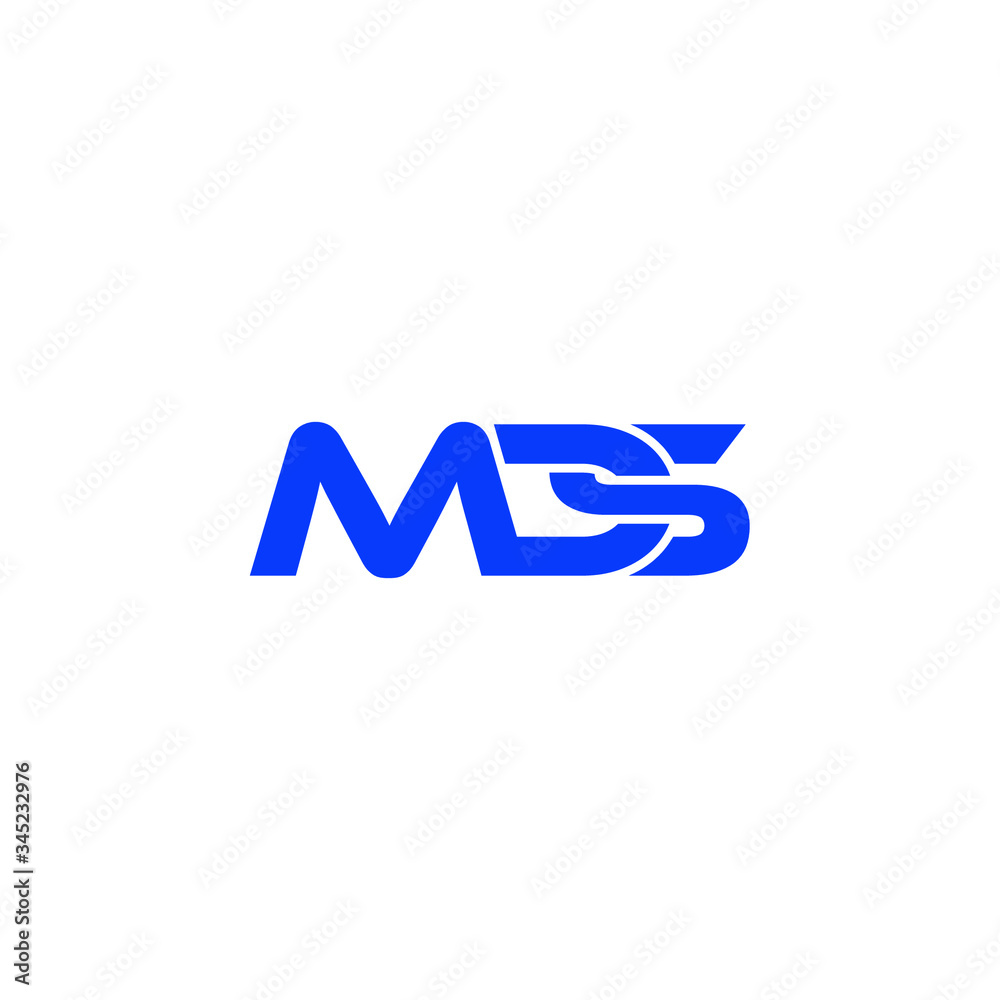 mds letter original monogram logo design Stock Vector | Adobe Stock