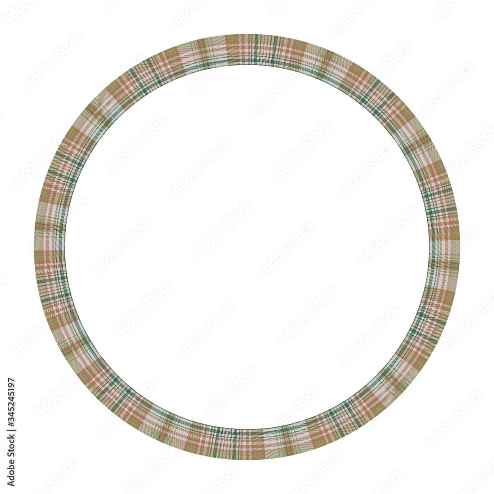 Round frame vector vintage pattern design template. Circle border ...