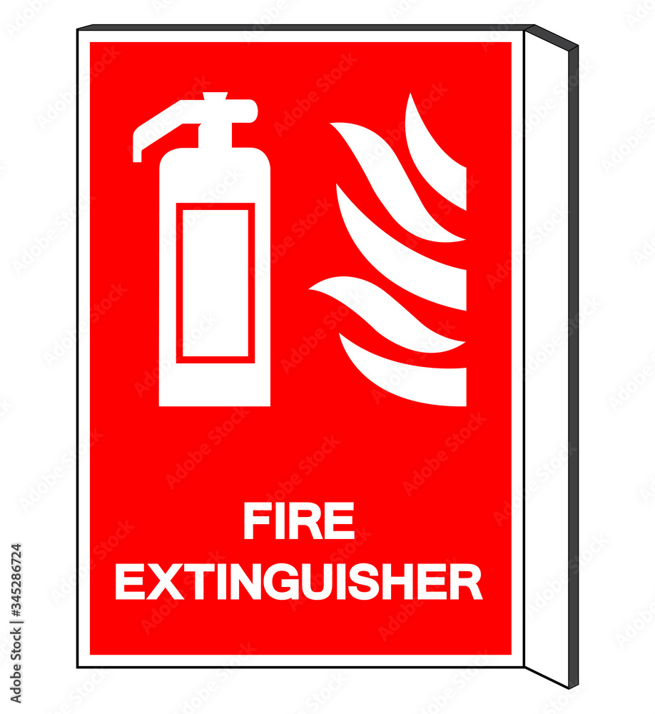 Fire Extinguisher Symbol Sign ,Vector Illustration, Isolate On White ...