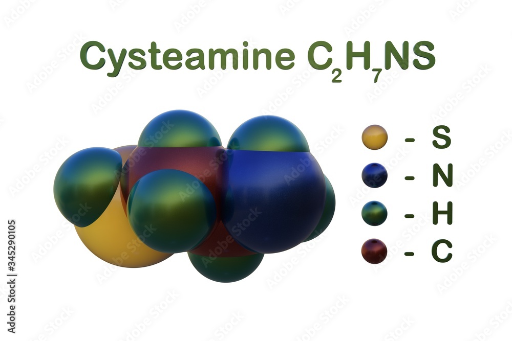 Structural chemical formula and space-filling molecular model of ...