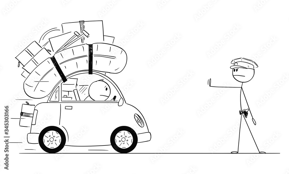 Vector cartoon stick figure drawing conceptual illustration of ...