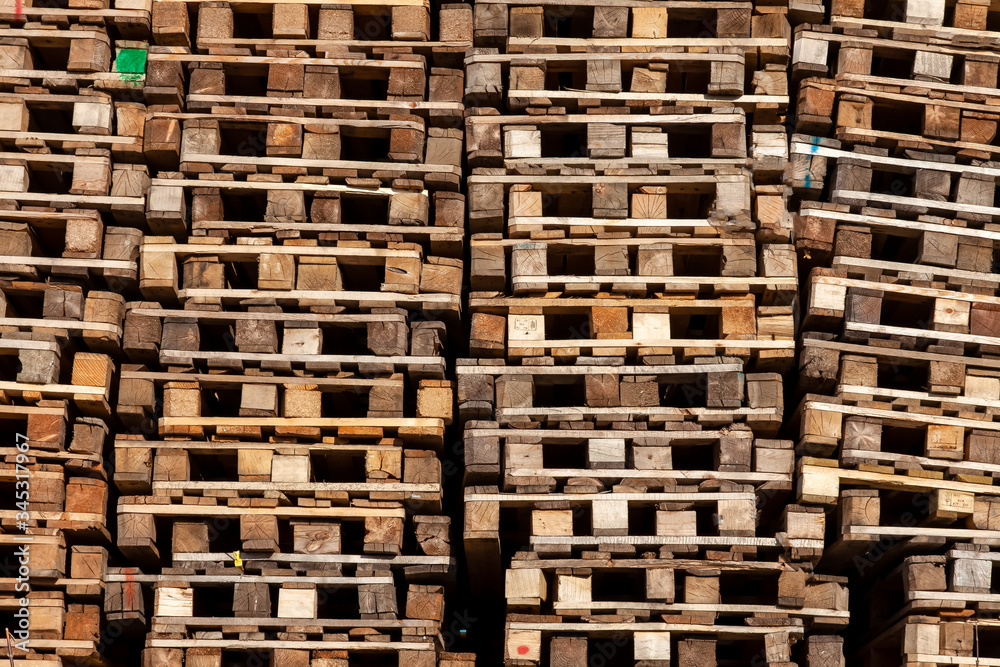 Texture and background for wallpaper from wooden beams and sticks ...