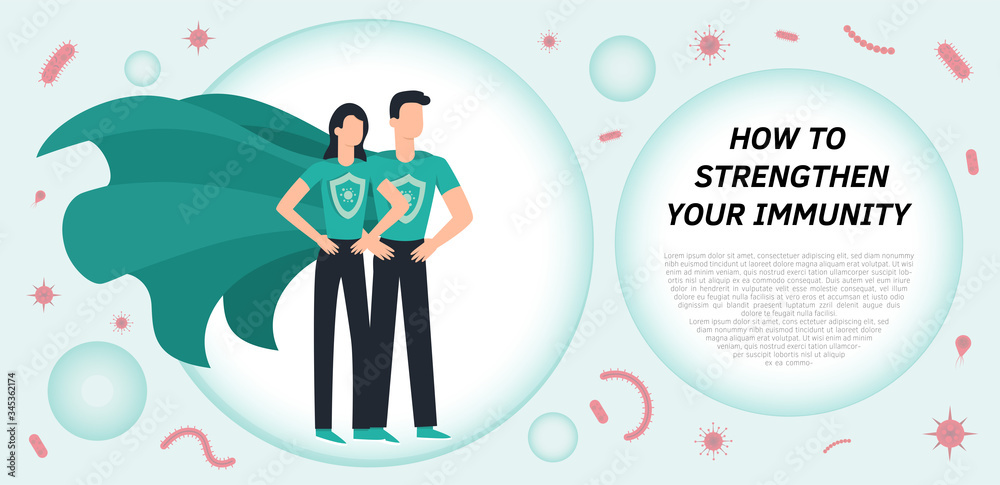 Immune system vector icon logo. Health bacteria virus protection ...