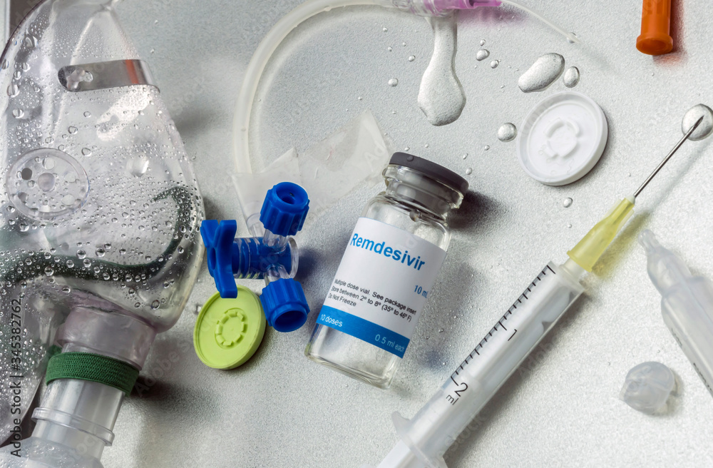 Medication prepared for people affected by Covid-19, Remdesivir is a ...