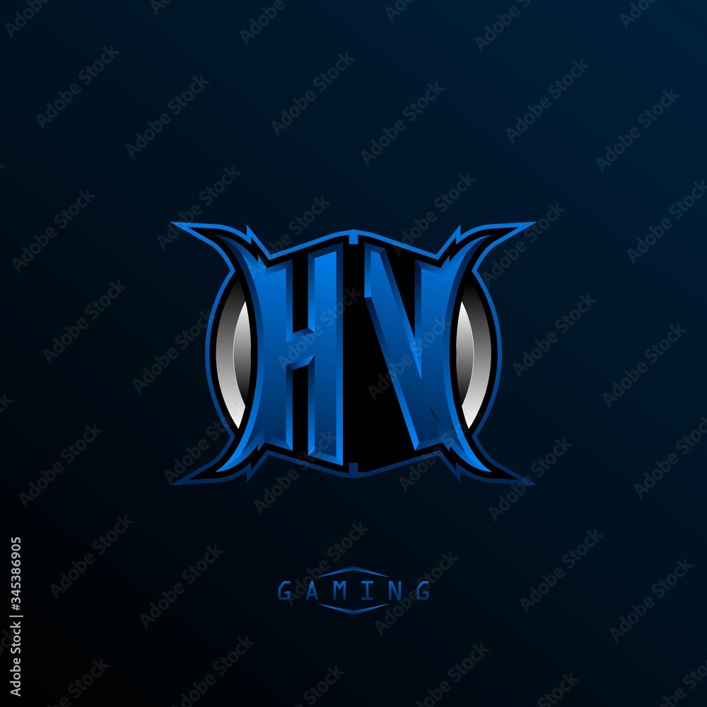 Initial HV logo design, Initial HV logo design with Cool style, Logo ...