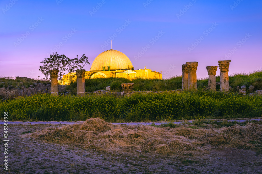 Umayyad Palace at the Amman Citadel, Jordan Stock Photo | Adobe Stock