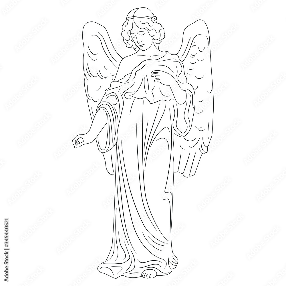 Vintage Angel Vector