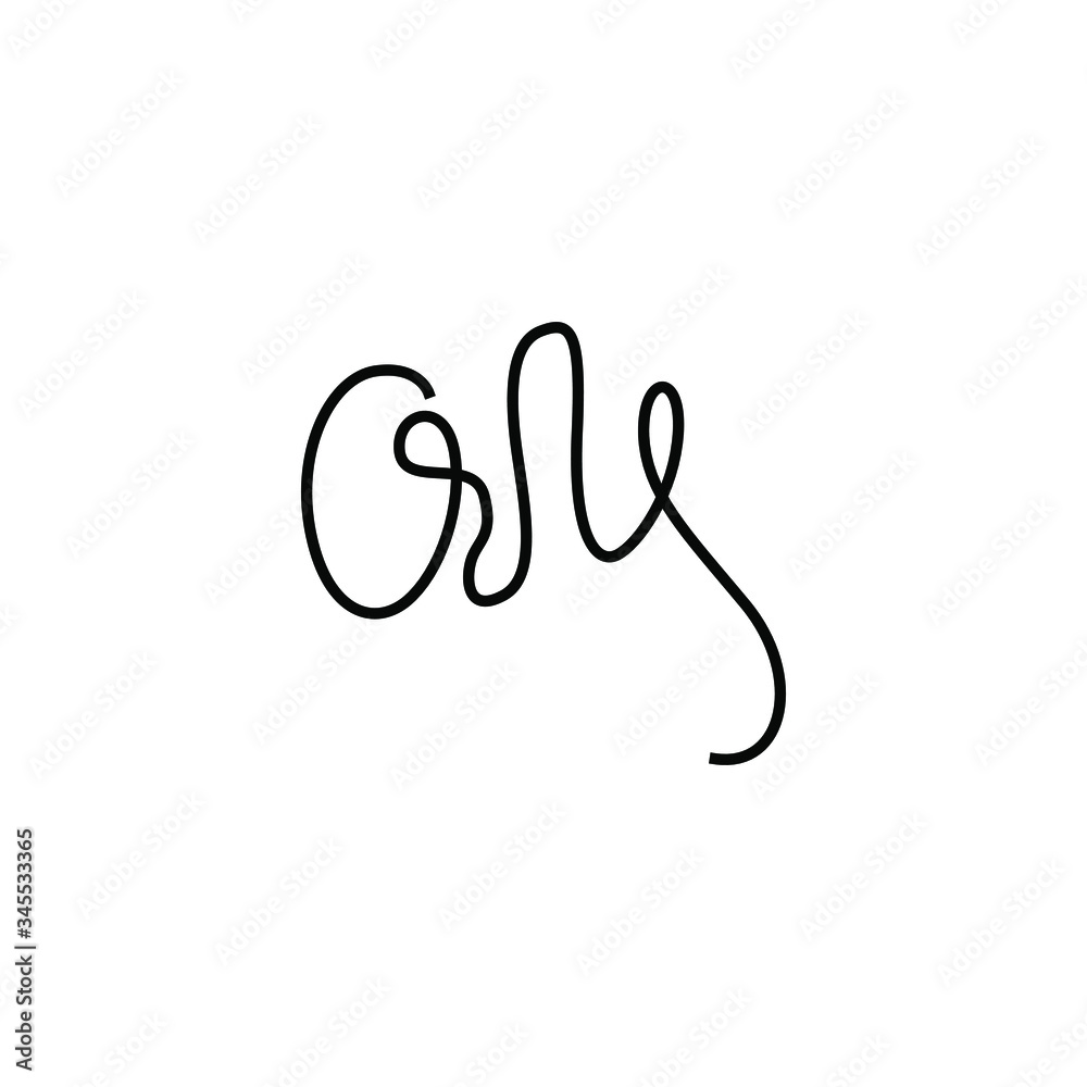 Om lettering calligraphy text, continuous line drawing. Yoga ...