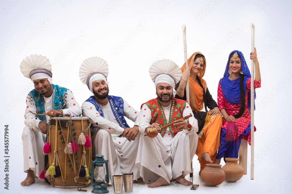 Sikh People Posing Stock Photo | Adobe Stock