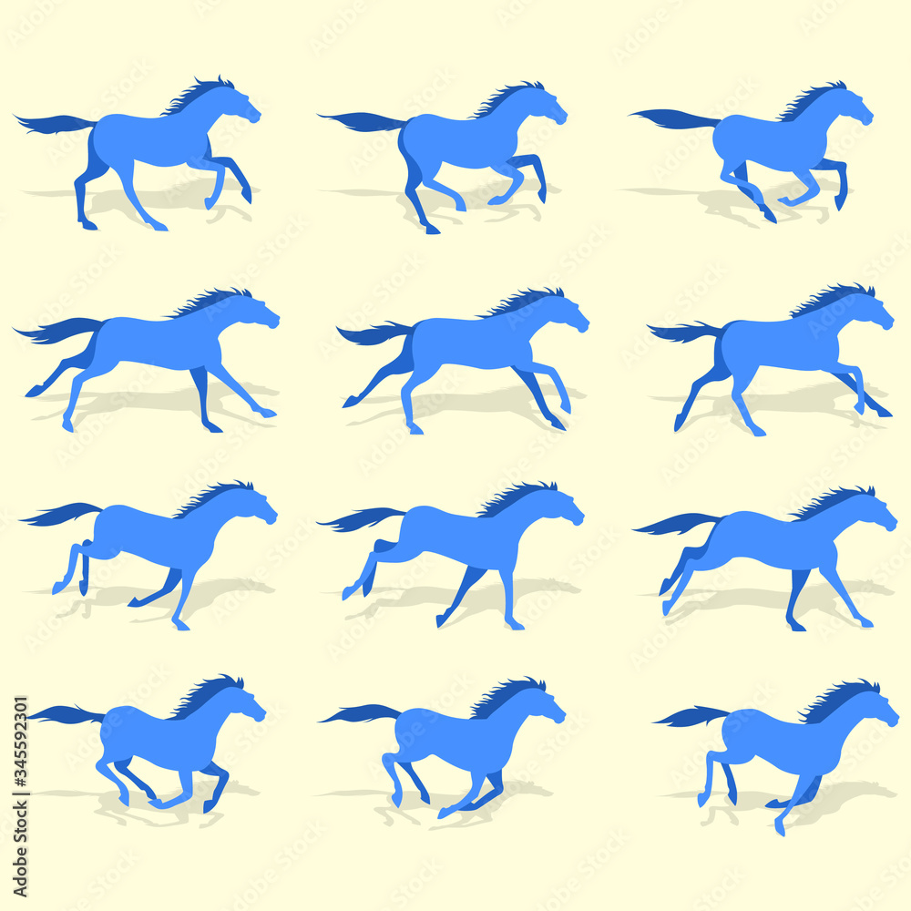 Horse Animation Frames