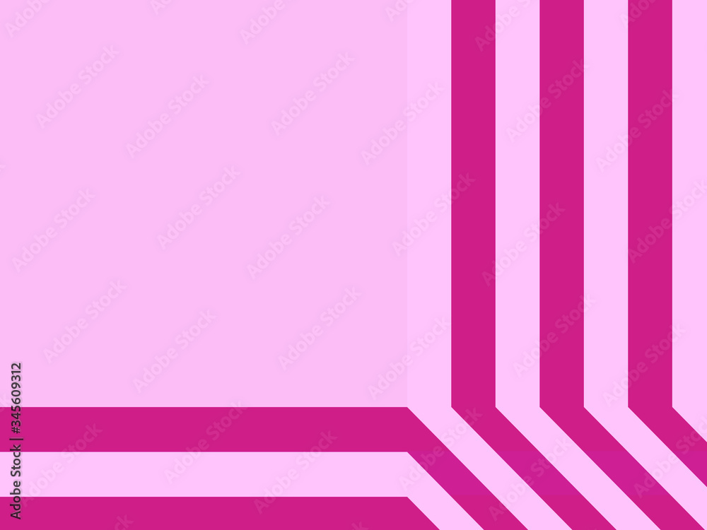 Bright colorful pink background with pink lines of the same thickness ...