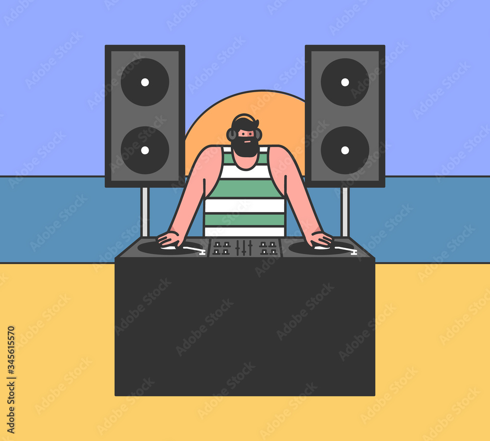 Animated Dj Speakers