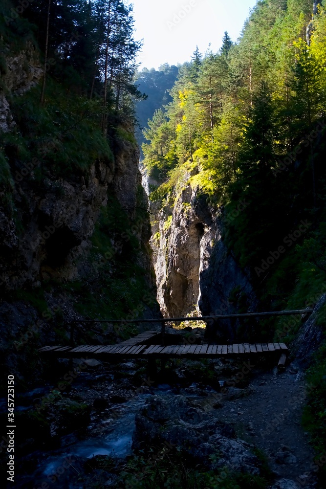 Kvacany - Prosiek valley - one of the many gorges in the valley with a ...