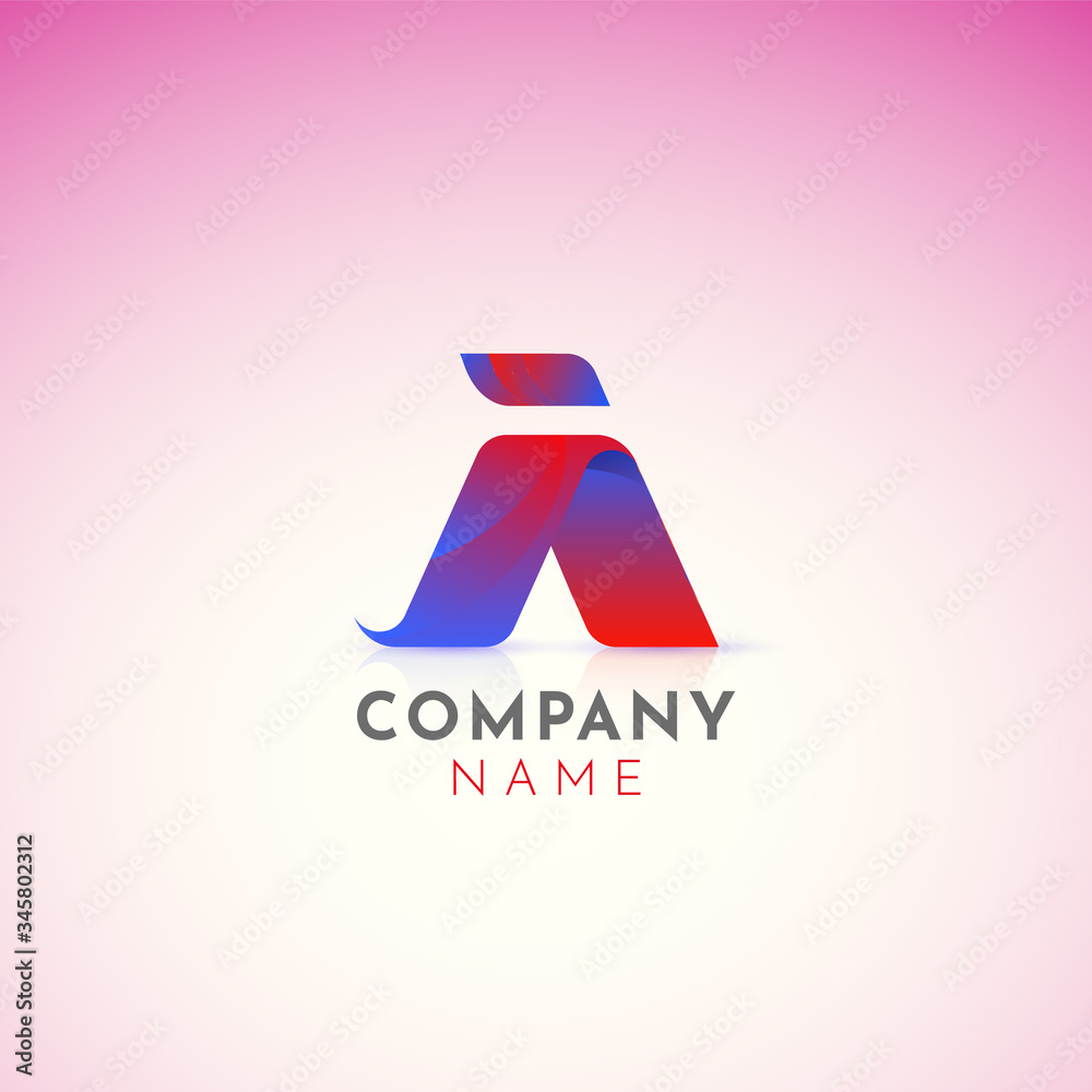letter a / Initial a typography logo design inspiration vector company ...