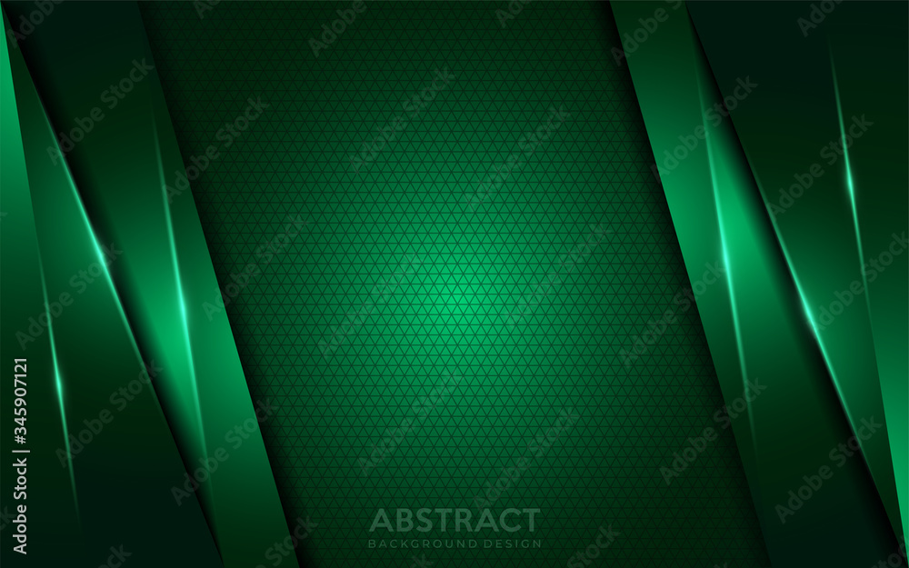 Modern futuristic green background design. Vector graphic illustration ...