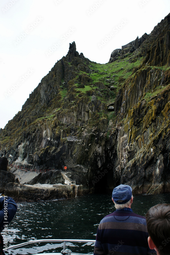 The only equipped landing place on an impregnable island Skellig ...