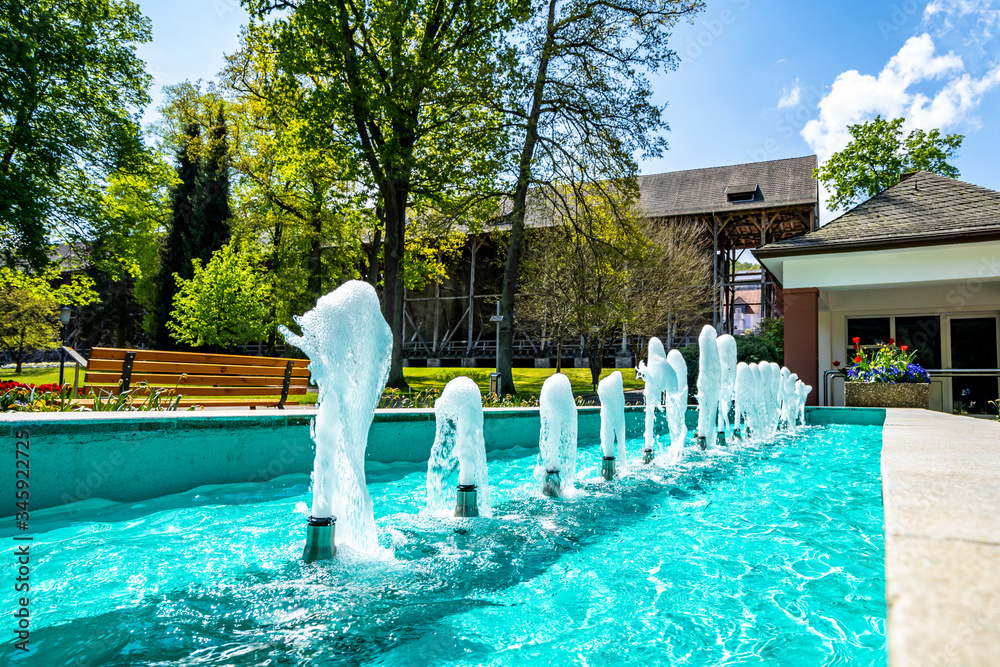 Kurpark, Bad Orb, Hessen, Deutschland Stock Photo | Adobe Stock