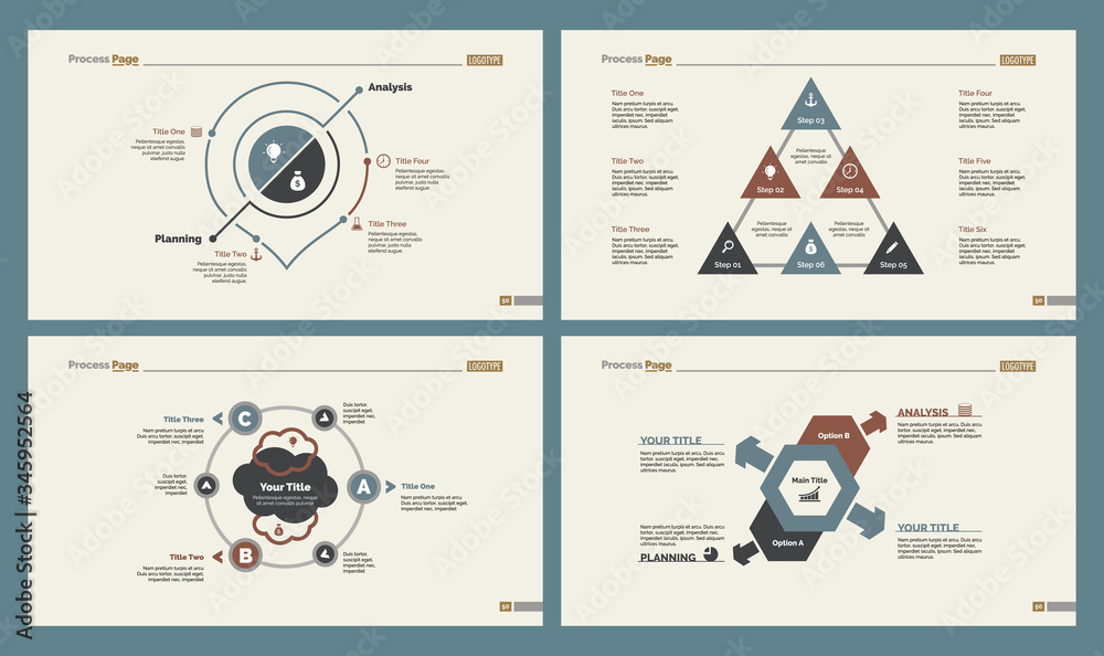 Infographic design set can be used for workflow layout, diagram, annual ...