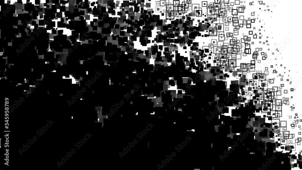 Beautiful Technological Transition Animated Moving Squares Spreading ...