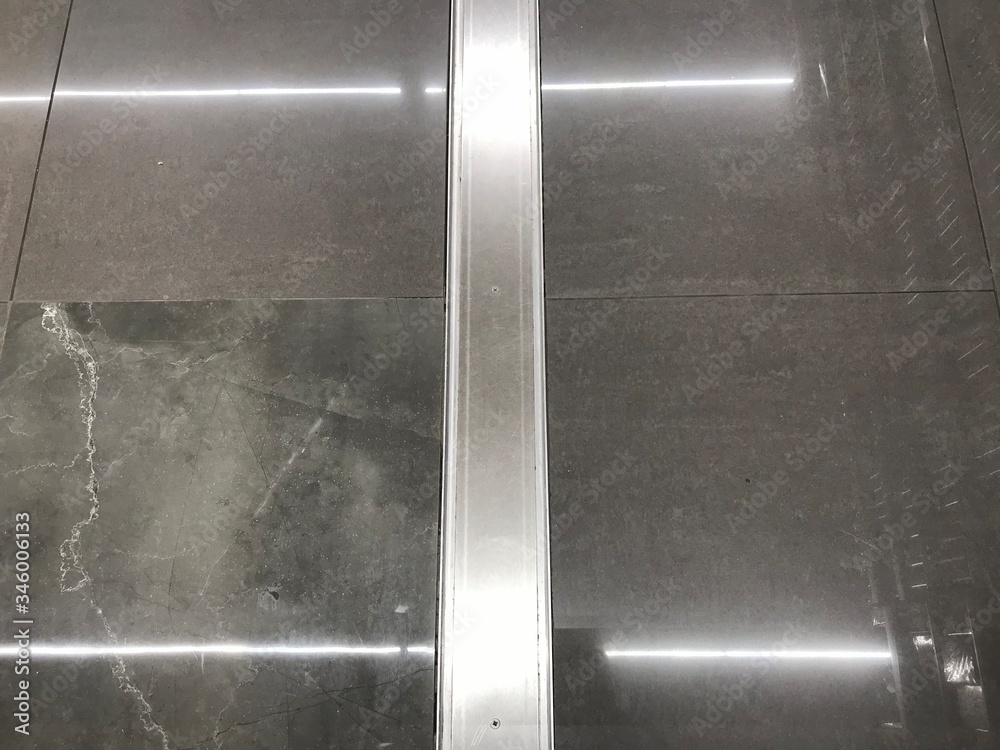 Construction Expansion joint is covered Materials plate made of ...