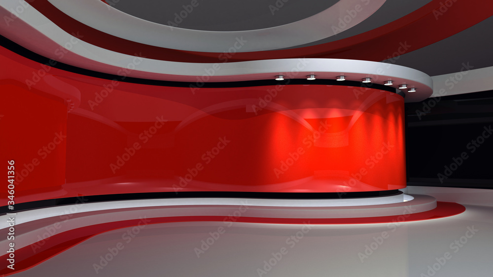 Red Studio. Red backdrop. News studio. The perfect backdrop for any ...