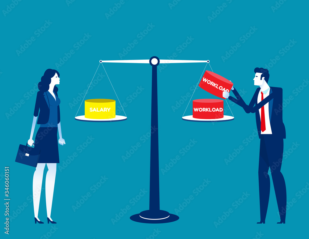 Person workload and salary. Restructure the position concept. Flat ...