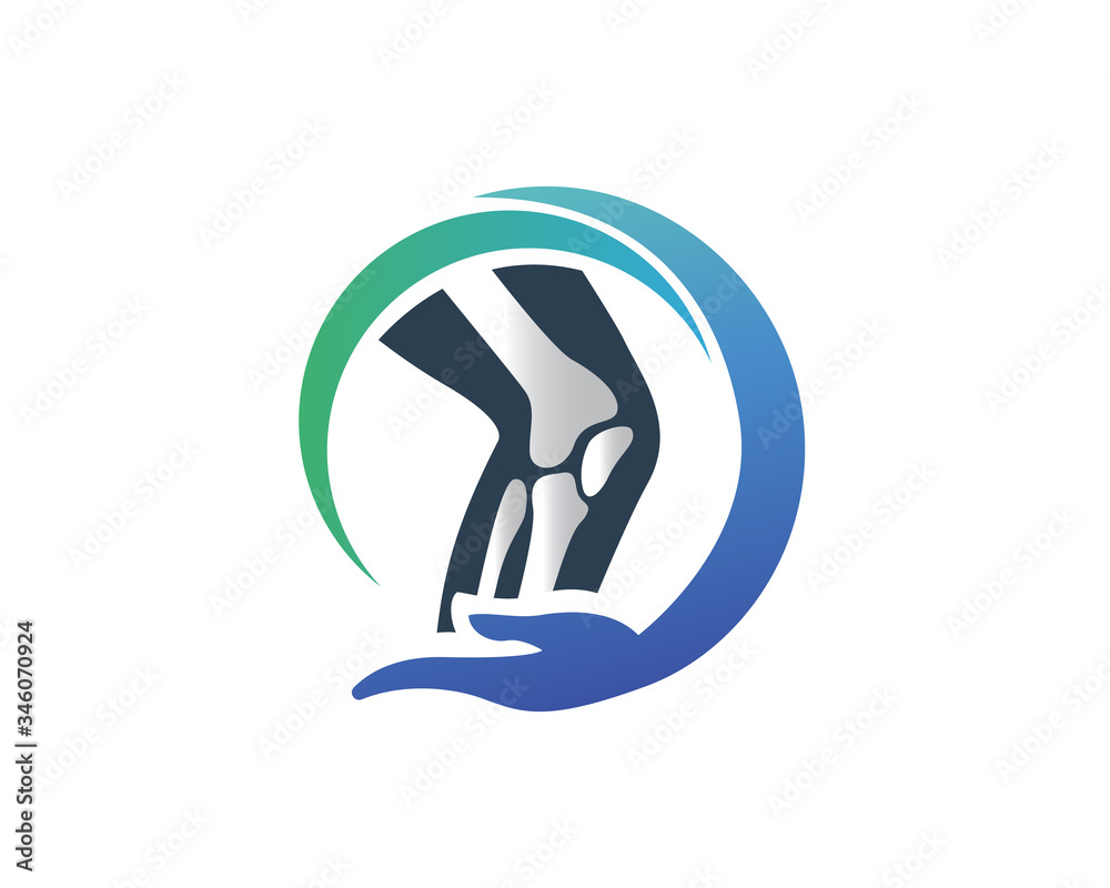 circle the joints hand care logo design inspiration Stock Vector ...