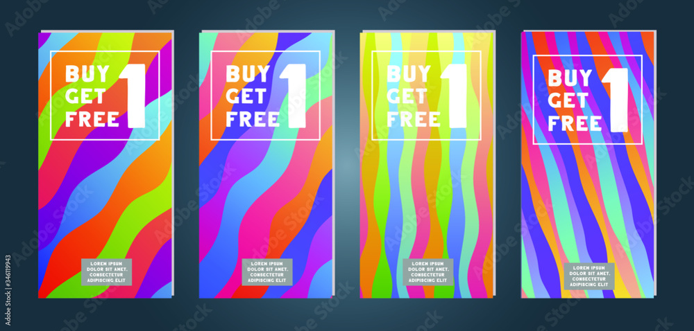 Collection of Sale and Discount Flyers. Template for your design Stock ...