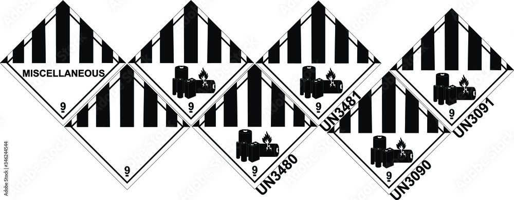 Miscellaneous Sign, warning symbol, Class 9 Hazard Warning Diamond ...