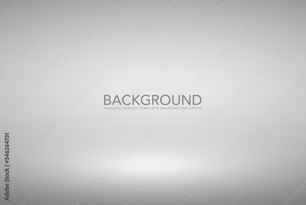 Abstract gray gradient studio background, empty room showcase interior ...