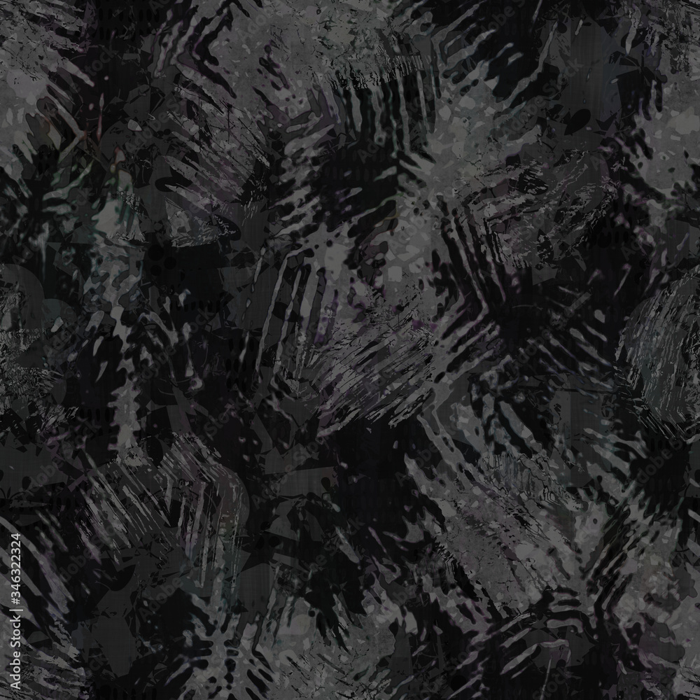 Seamless distressed glitch blur woven texture background. Wrinkled worn ...