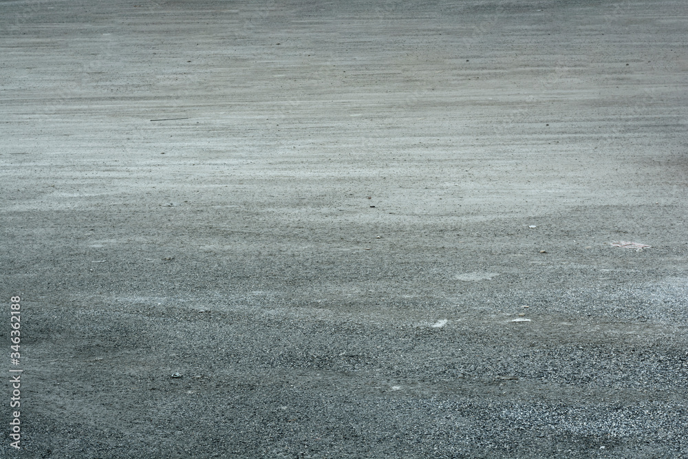Ground stone grey background of many small stones. Big cobbles ...