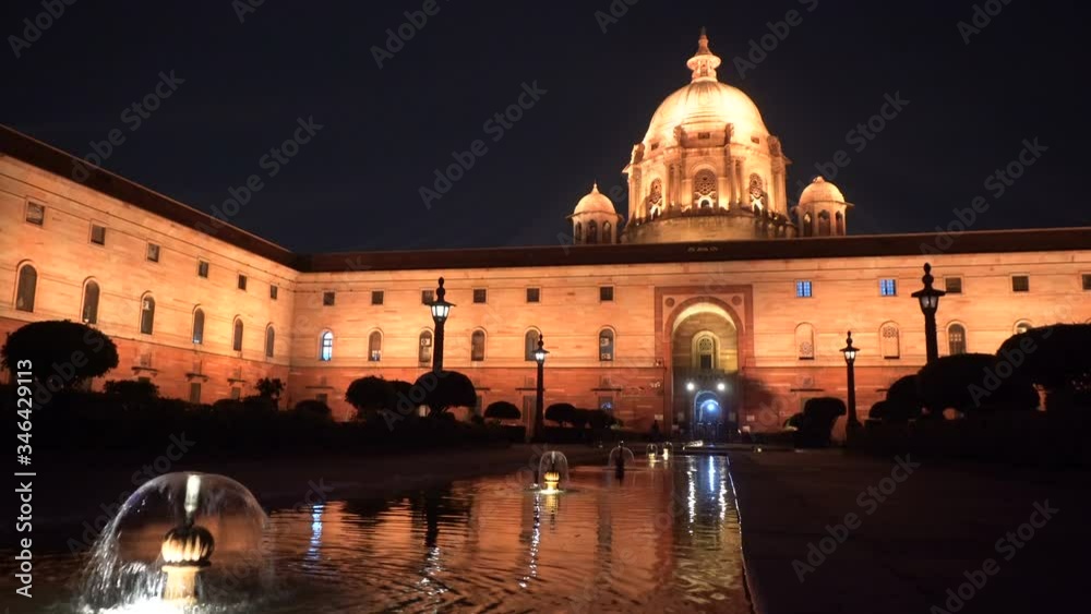 Indian Colonial Architecture Building ''Rashtrapati Bhavan'' at ...