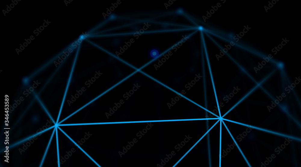 Abstract geometry surfaces, lines and points background, Used as ...