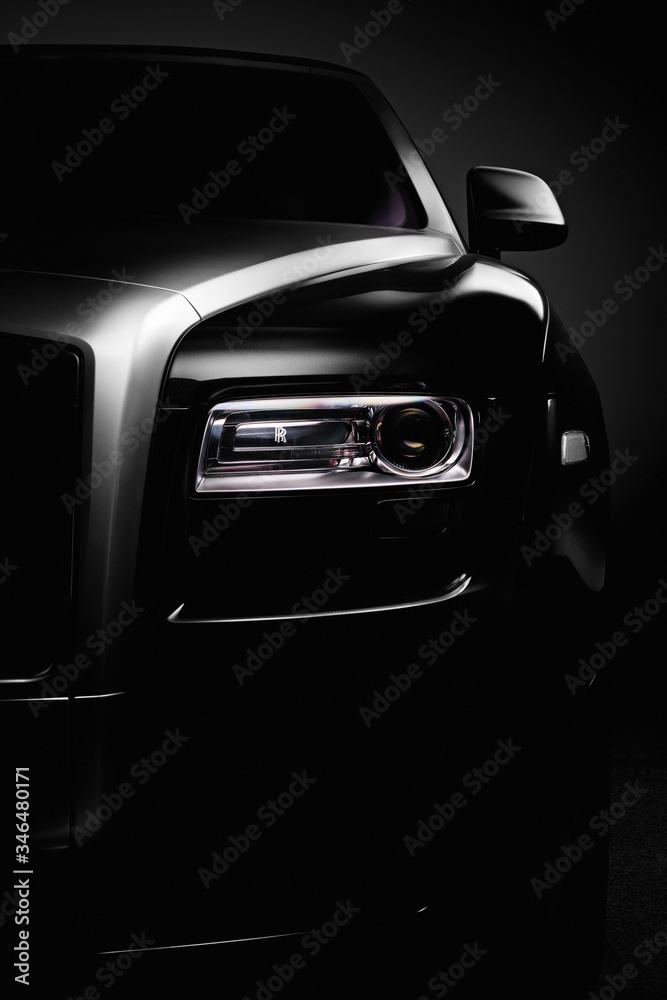 Ukraine, Kyiv - May 5, 2020 : Rolls-Royce phantom details Stock Photo ...