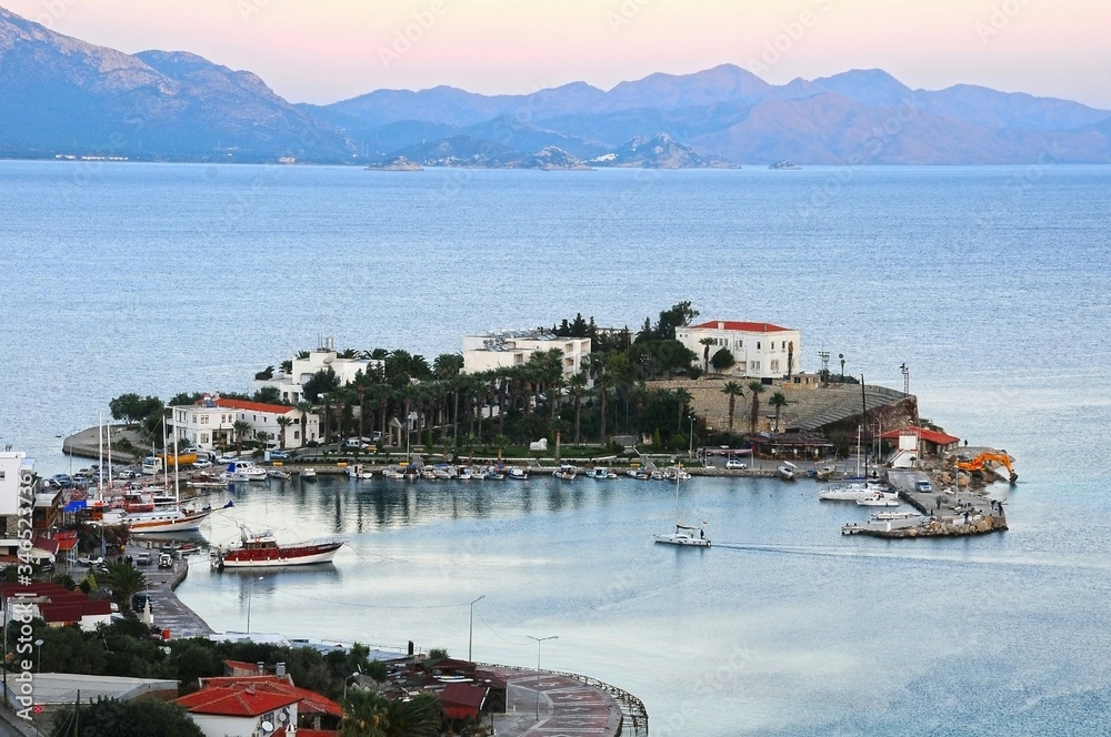 datca unique nature, untouched bays and ancient city knidos. beautiful ...