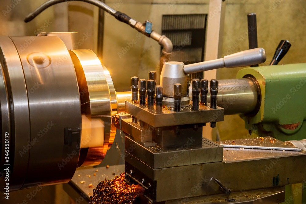 Lathe Machine Operation Turning