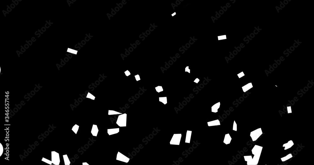 Animated comic piggy bank explodes and golden coins fly through the air ...