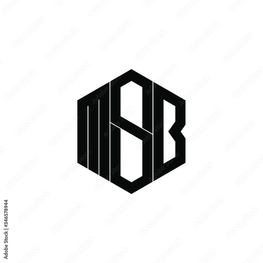 msb letter original monogram logo design Stock Vector | Adobe Stock