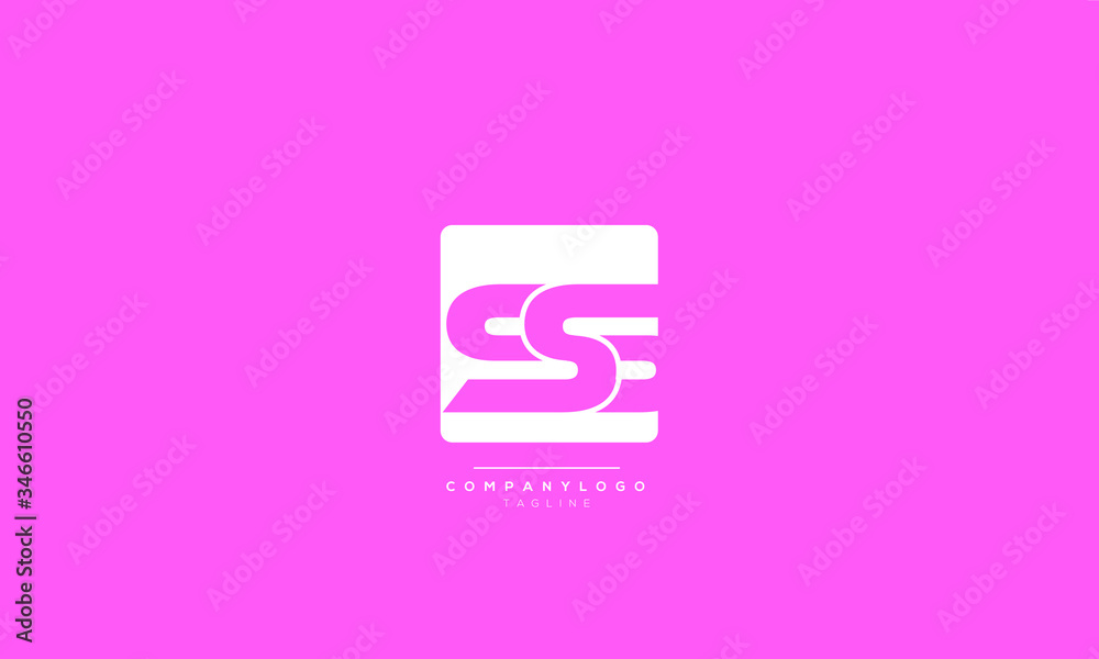 Letter SS Logo Alphabet Design Icon Vector Symbol Stock Vector | Adobe ...