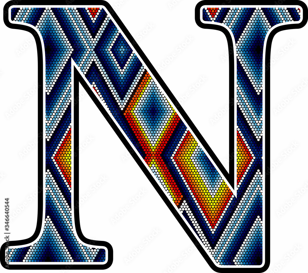 Capital Letter N