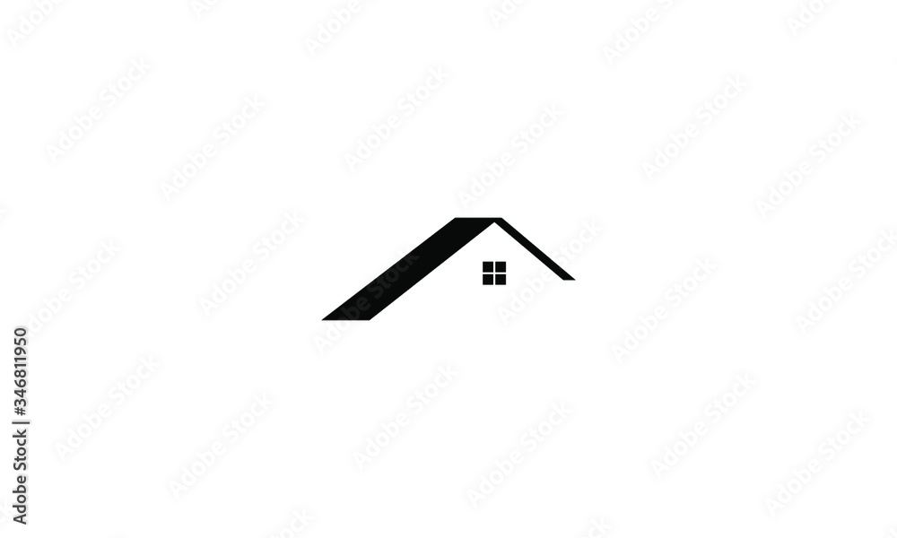 roof logo design vector Stock Vector | Adobe Stock