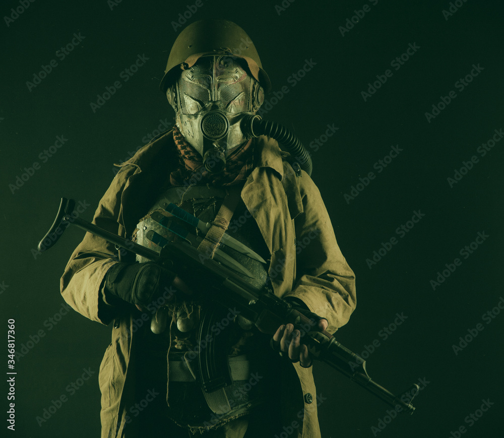 Nuclear post-apocalypse survivor, alternative history nazi soldier or ...