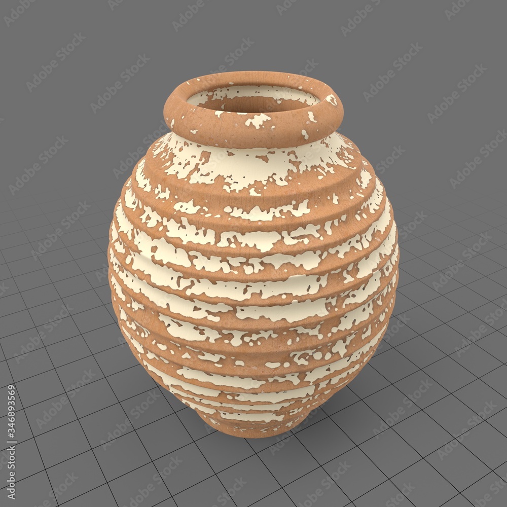 Traditional vase Stock 3D asset | Adobe Stock