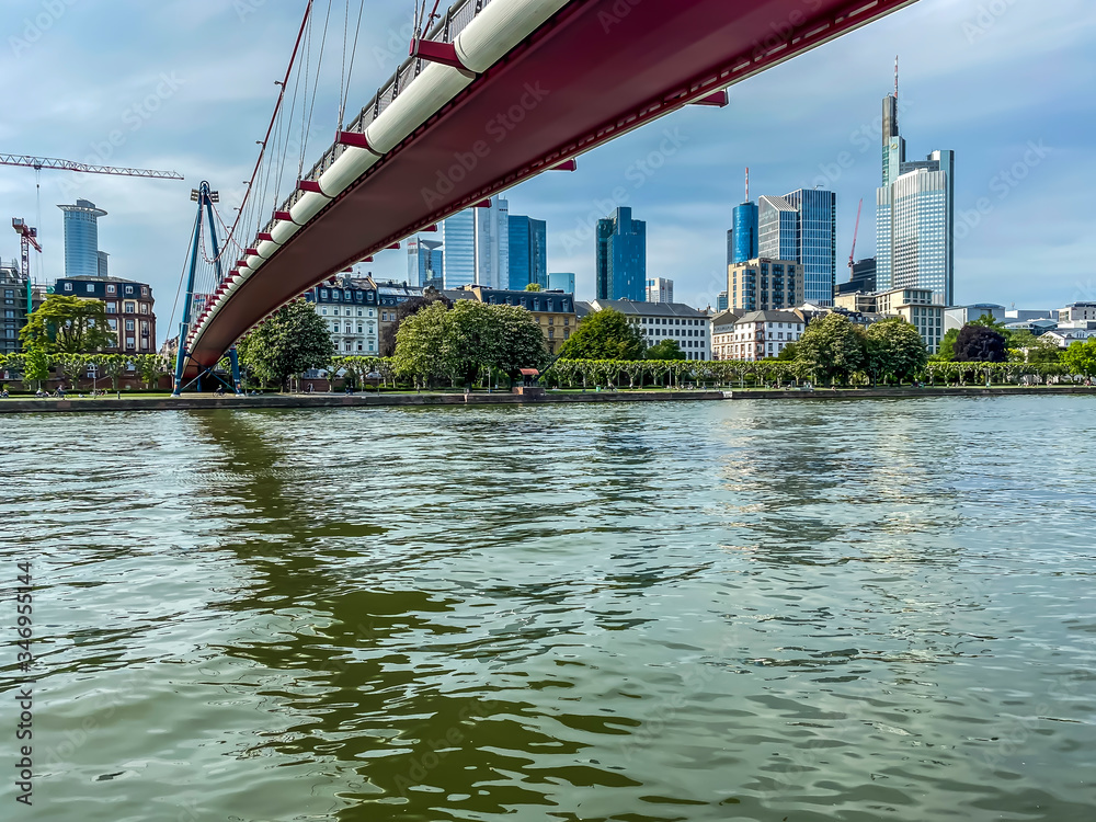 Frankfurt, Germany - 08th May 2020: A german photographer visiting the ...